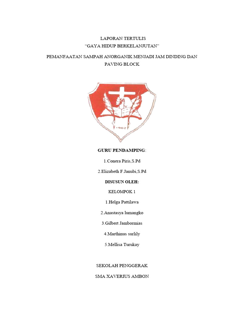 Laporan Tertulis Kelompok 1 x3 | PDF