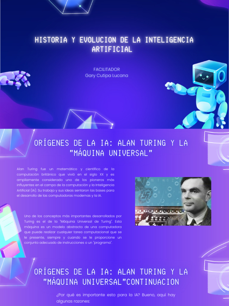 Historia y Evolucion de La Inteligencia Artificial 1 | PDF | Inteligencia artificial ...