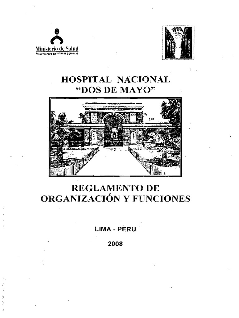 Reglamento de Organizacion y Funciones Hospital 2 de Mayo ROF - HNDM ...