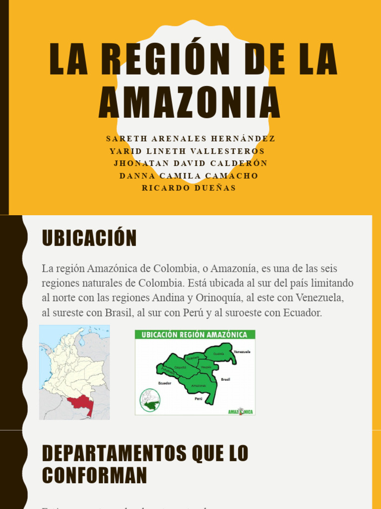 La Región de La Amazonia | PDF