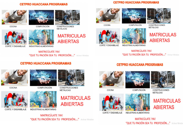 Folletos Cetpro | PDF