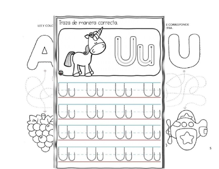 Vocales Hojas de Trabajo | PDF