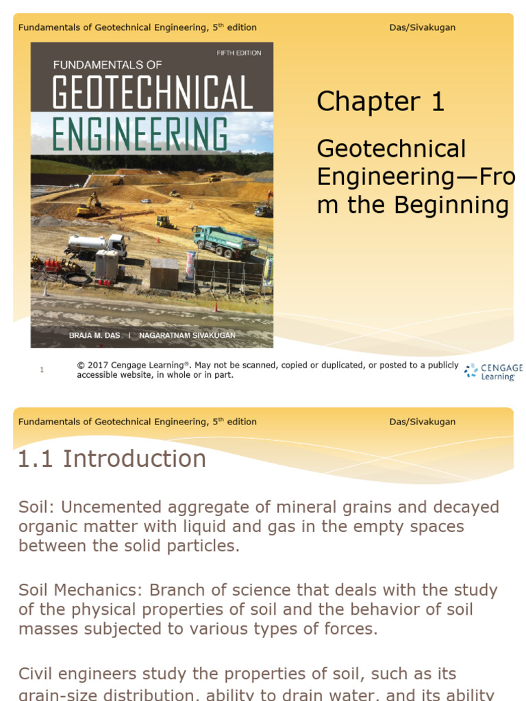 Chapter 1 Geotechnical Engineering From The Beginning | PDF ... Chapter 1 Geotechnical Engineering From The Beginning | PDF ...