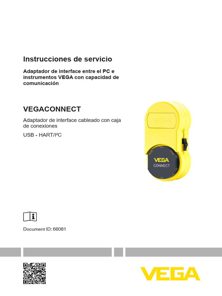 VEGACONNECT Adaptador | PDF | USB | Software