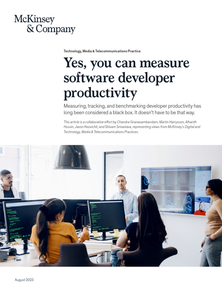 Yes You Can Measure Software Developer Productivity | PDF | Artificial ...