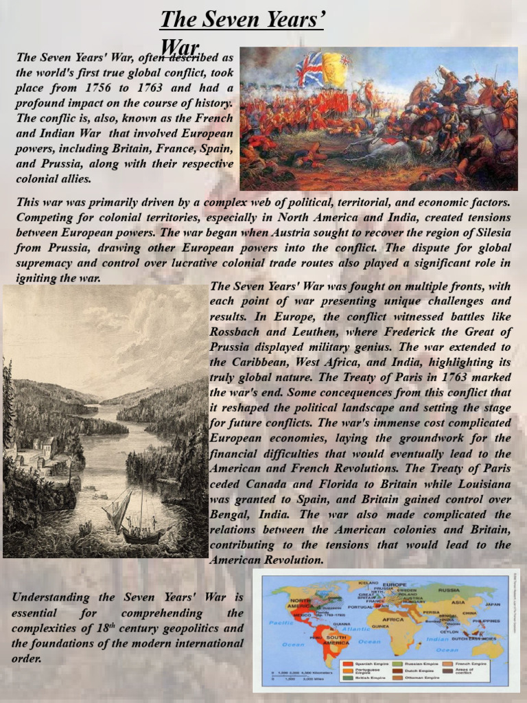Overview of the Seven Years' War | PDF | Conflicts | Global Politics
