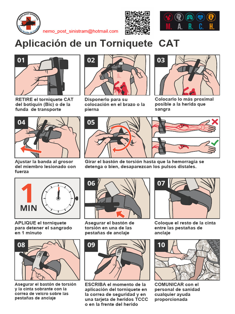Aplicación de Un Torniquete CAT | PDF