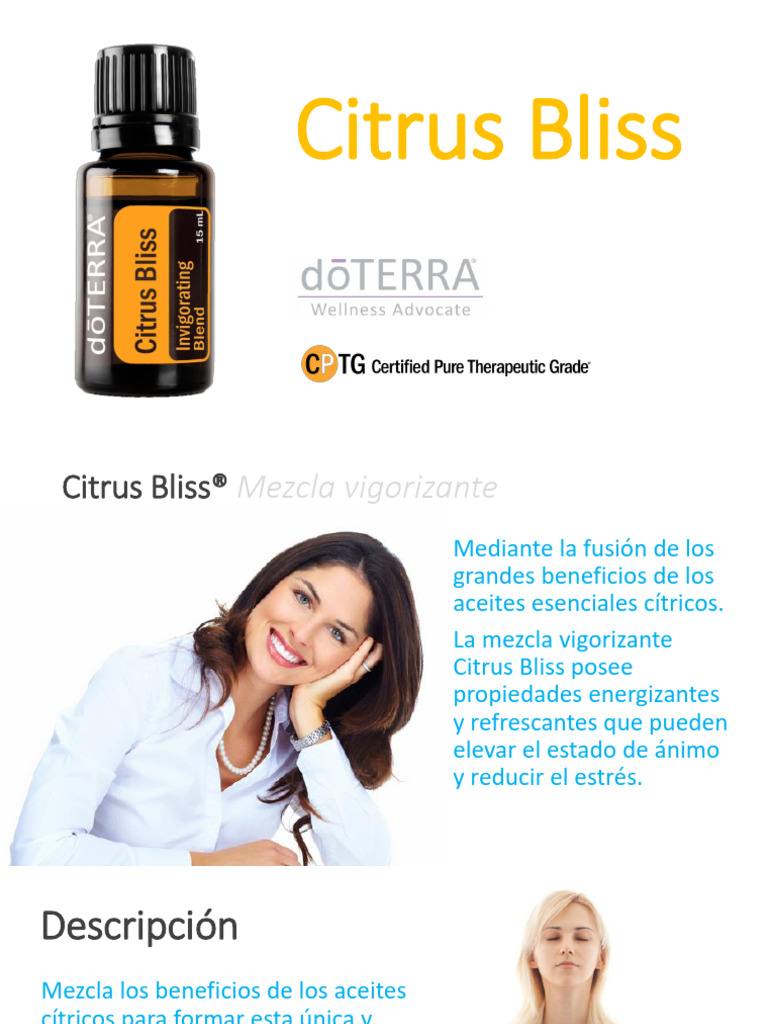 Citrus Bliss doTERRA | PDF