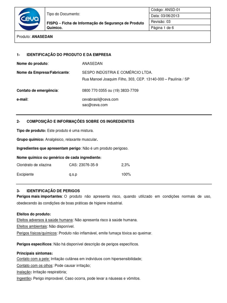 ANASEDAN | PDF | Roupas | Combustão