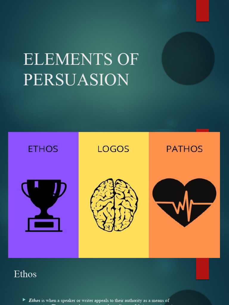 Elements of Persuasion Explained | PDF
