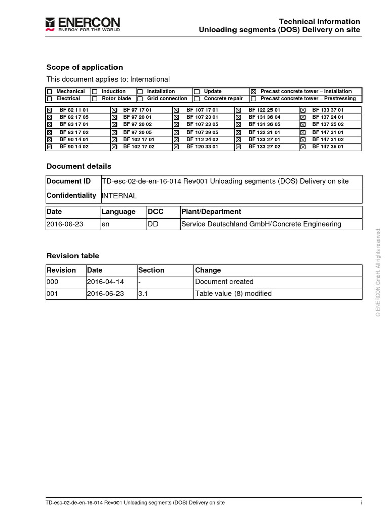 TD-esc-02-De-En-16-014 Rev001 Unloading Segments (DOS) Delivery On Site ...
