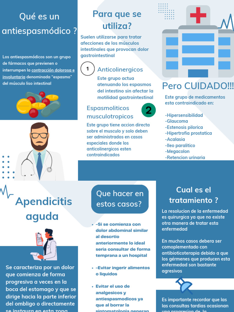 Qué Es Un Antiespasmodico | PDF | Tracto gastrointestinal | Medicina