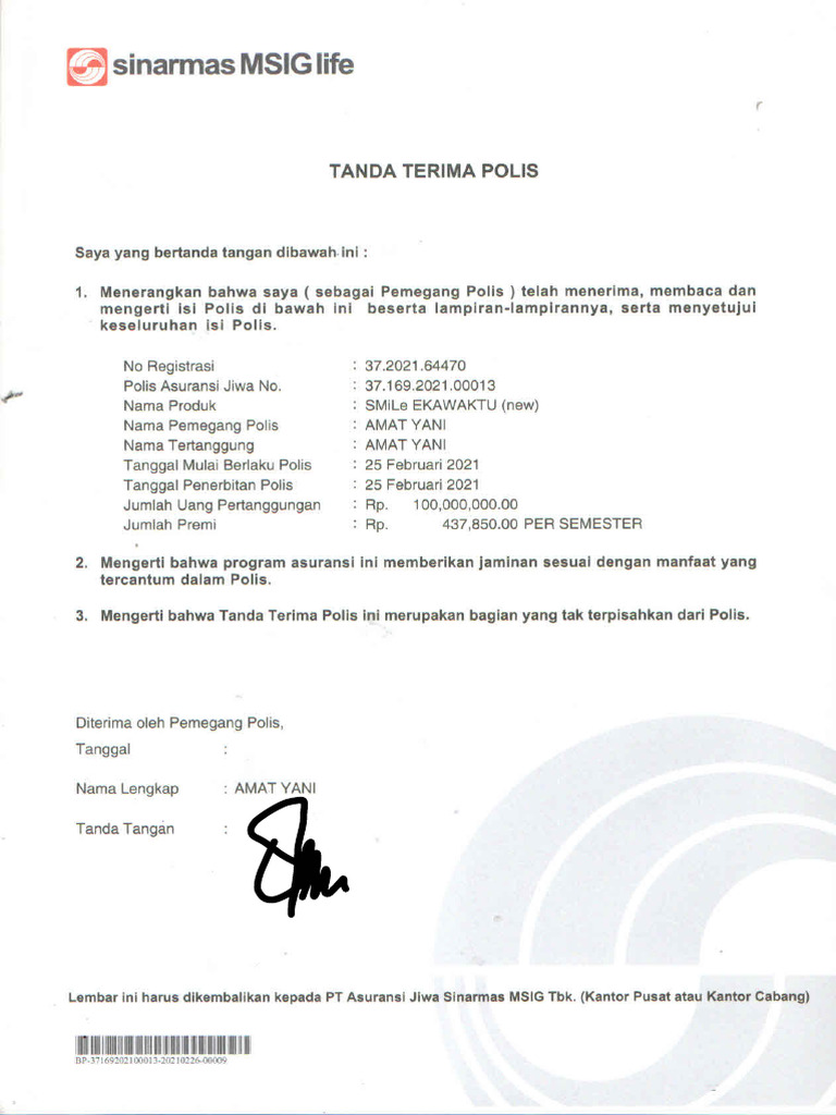 TTP An Amat Yani | PDF