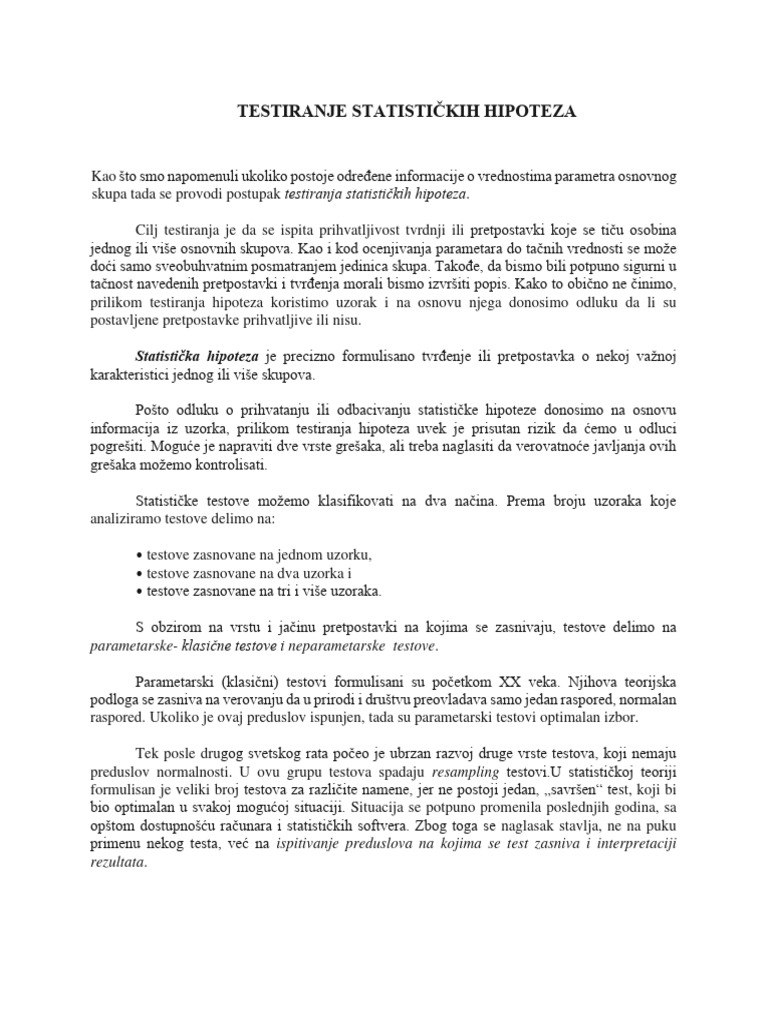 Stat 8 Pred Vezbe SD | PDF