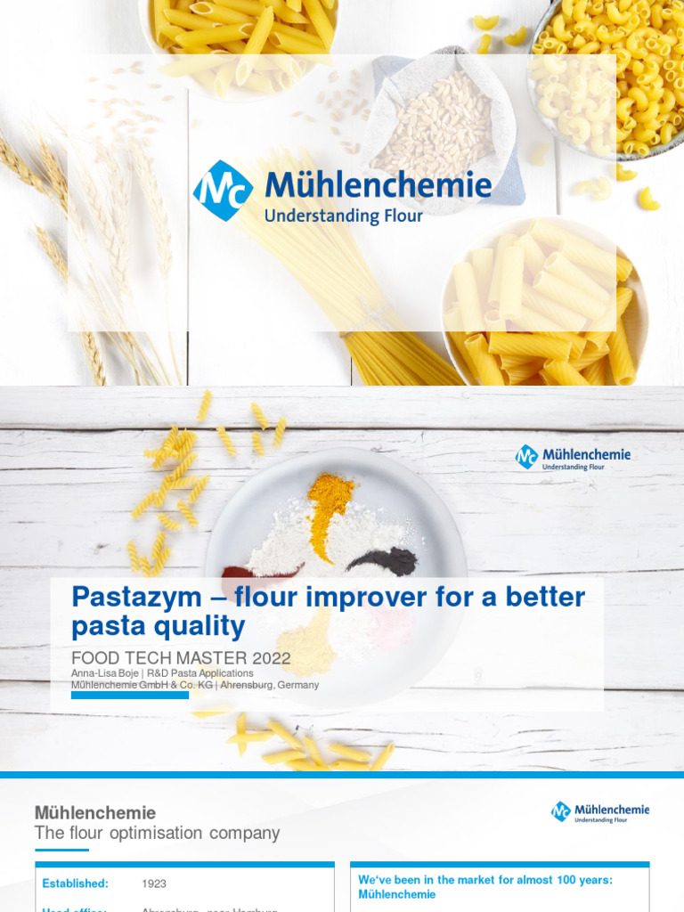 28 03 Boje Pastazym | PDF | Pasta | Enzyme