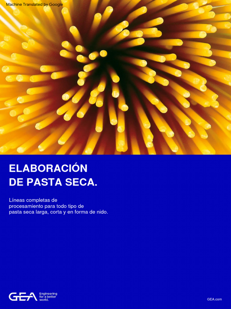 Gea Dry Pasta Eng Digitali Alta Affiancate-262671 (01-15) | PDF | Acero ...