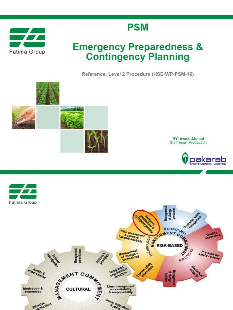 PSM - Eng - EMP (Rev-01) | PDF | Emergency | Ammonia