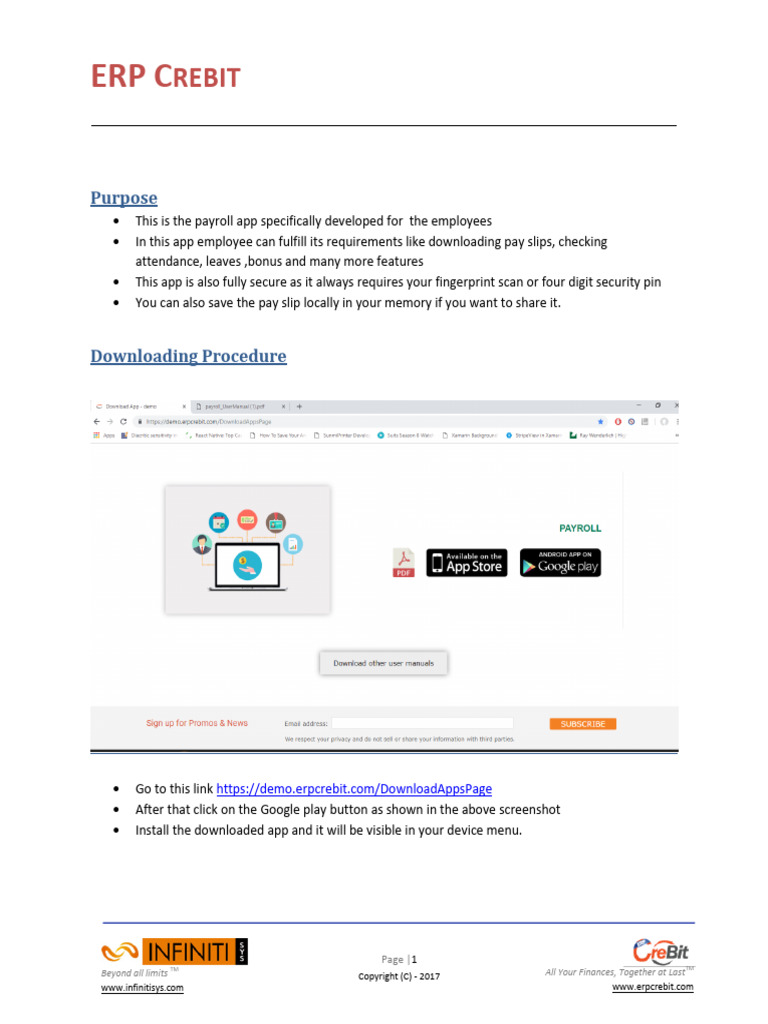 Payroll UserManual | PDF | Mobile App | Paycheck