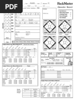 AD&D 2nd Edition Character Sheet | PDF | Role Playing Games | Leisure