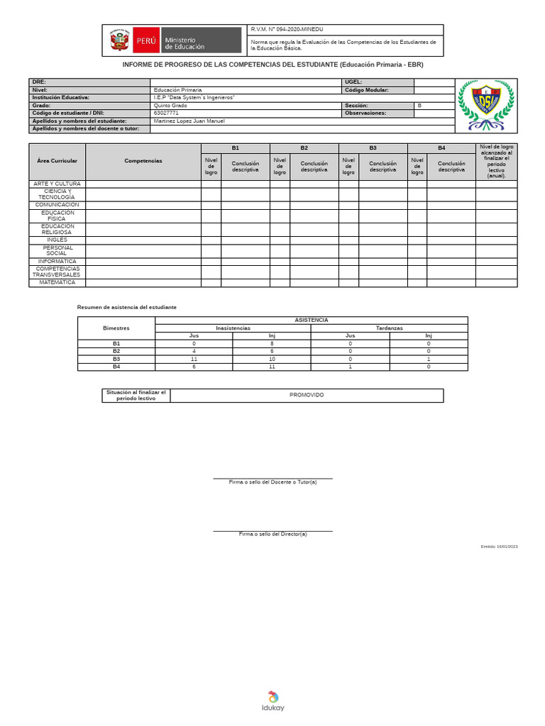 Libreta Cualitativa | PDF | Educación primaria