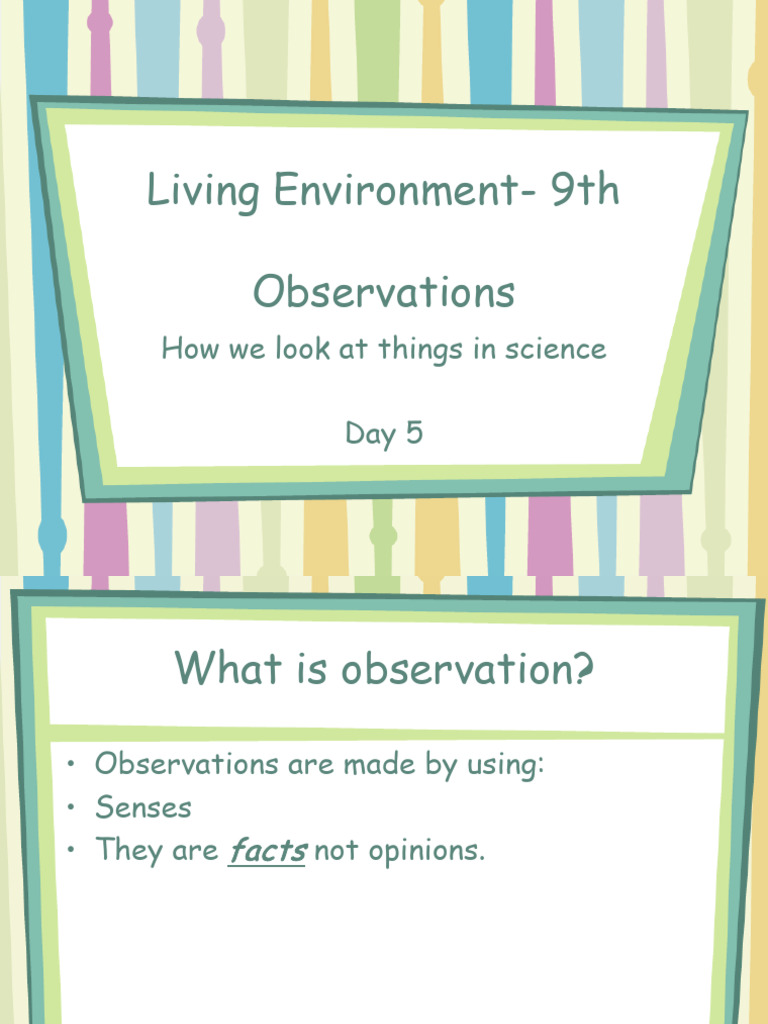 Observation and Inference | PDF | Observation | Quantitative Research