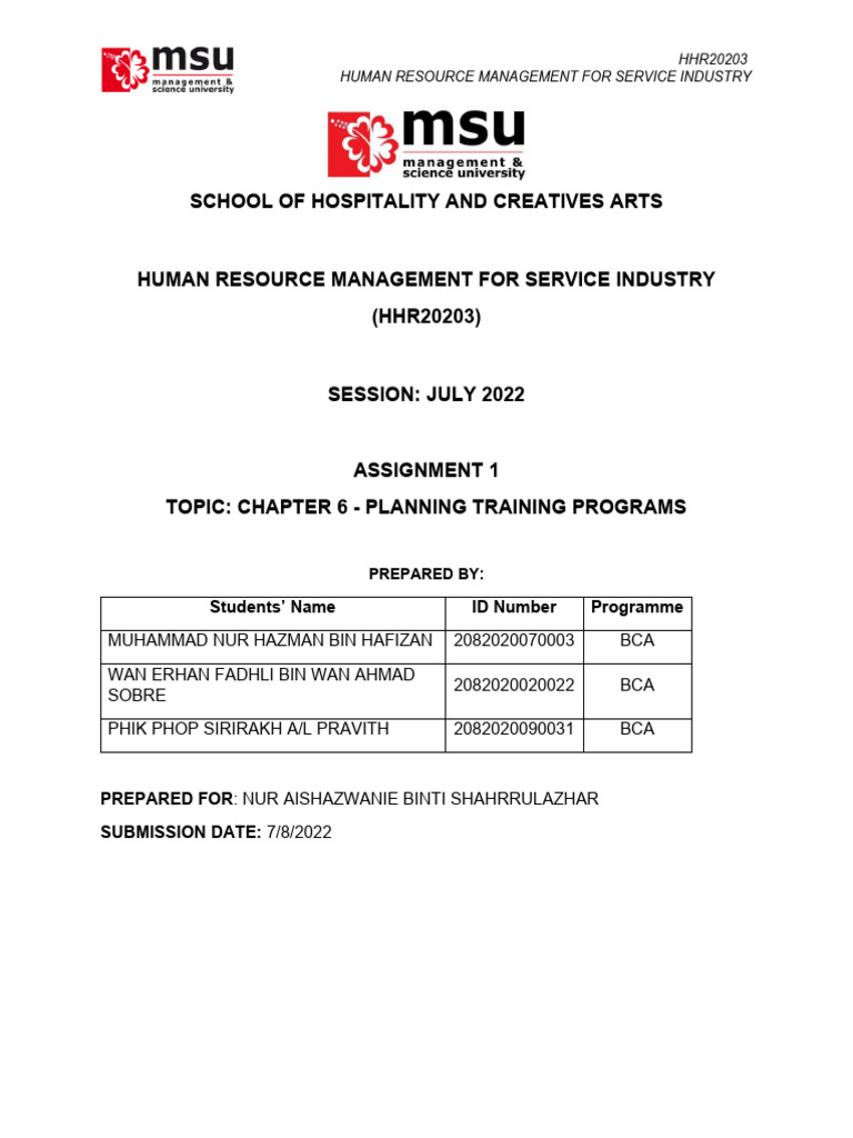 Assignment 1 EXAMPLE | PDF | Incentive | Motivation Assignment 1 EXAMPLE | PDF | Incentive | Motivation
