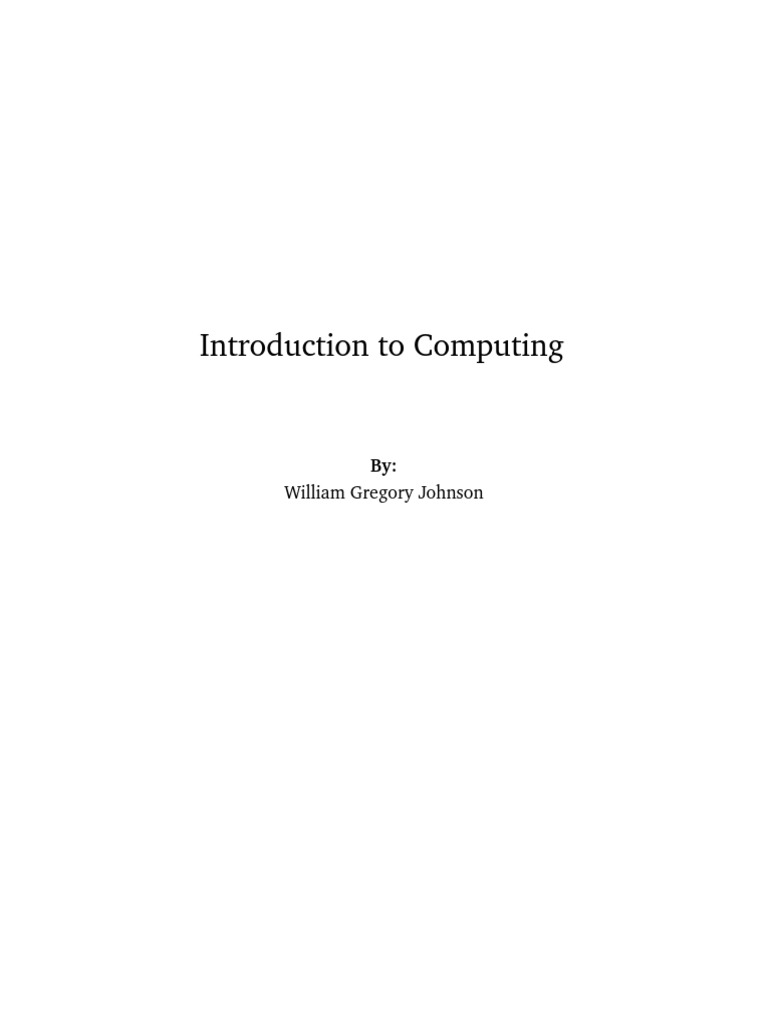 Introduction To Computing 5.3 | PDF | Mathematics | Computing