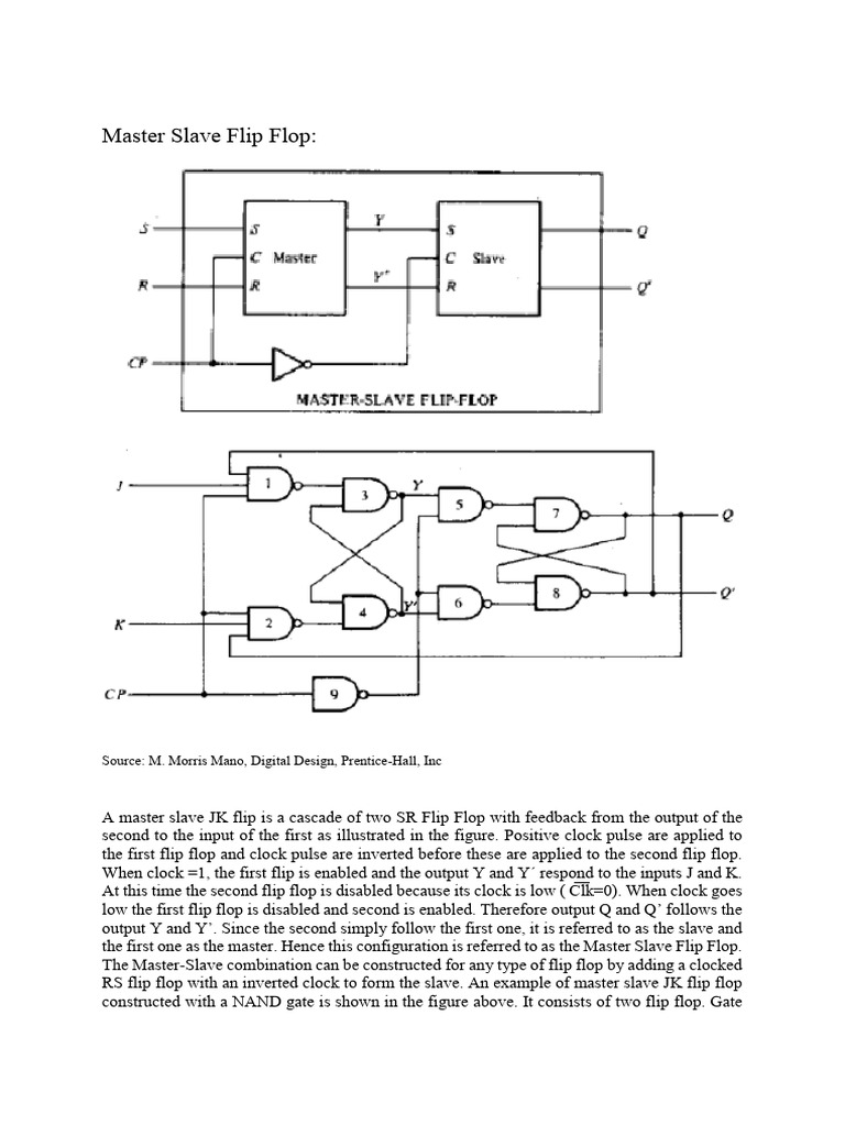 Master Slave | PDF | Digital Electronics | Digital Technology