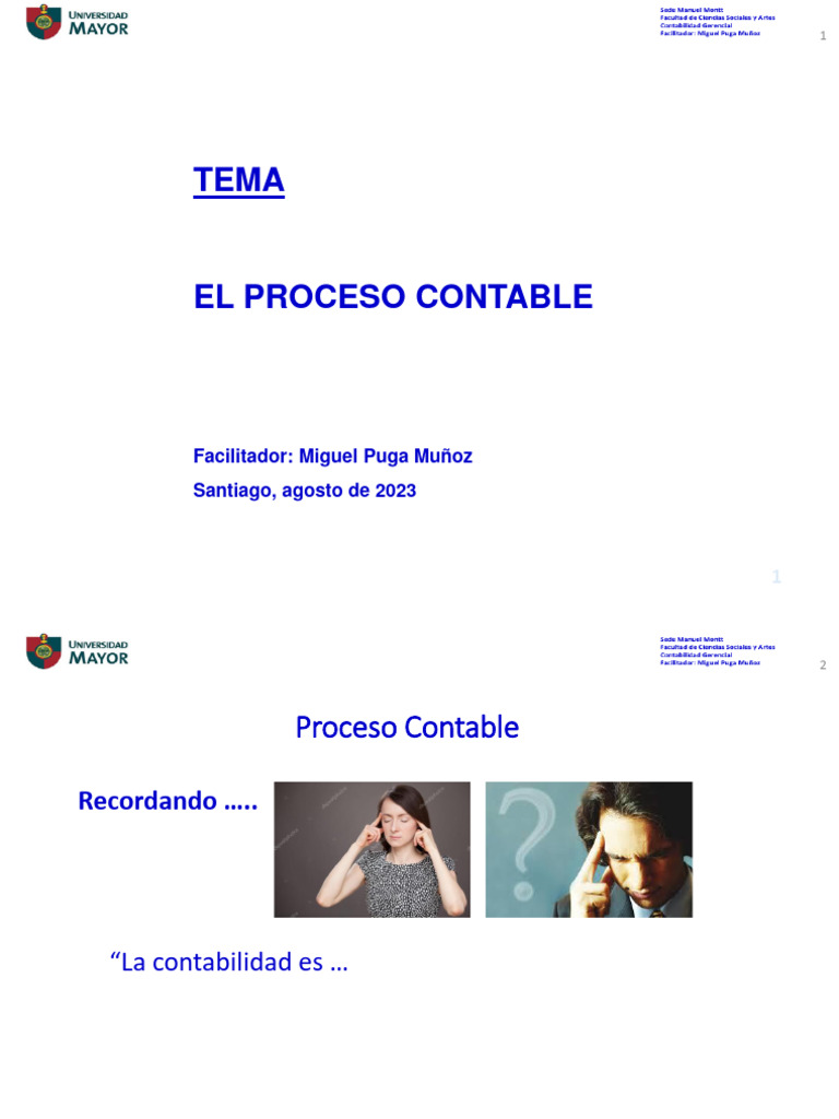 El Proceso Contable | PDF | Contabilidad | Industrias de servicio