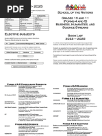 Booklists - 2023-2024 - Grade 8 (Form 2) | PDF | Books | Textbook