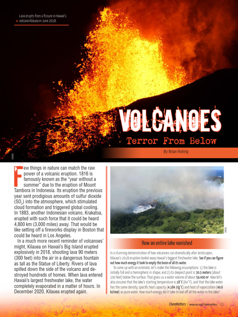 Volcano Article | PDF | Magma | Volcano
