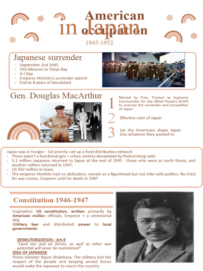 Japan After ww2 Notes | PDF | Japan | Military