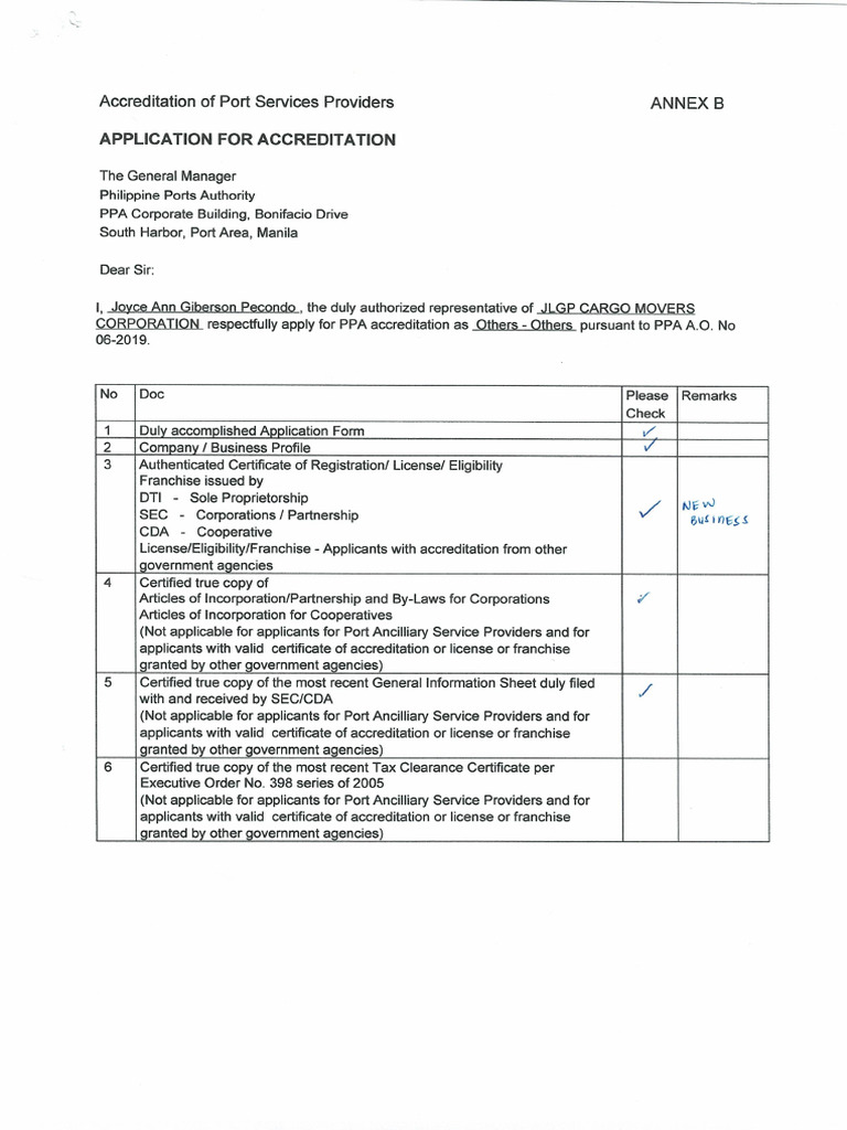 eAS - PPA Application Form 2020 | PDF