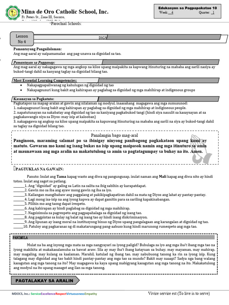 Esp 10 New Module 4 | PDF