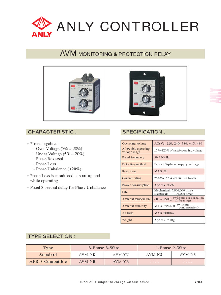 Avm Qa | PDF | Alternating Current | Relay