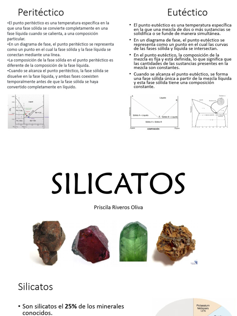 Clase 4 Silicatos-1 | PDF | Minerales | Materiales