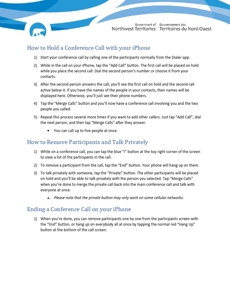 How to Conference Call on iPhone | PDF | Conference Call | I Phone