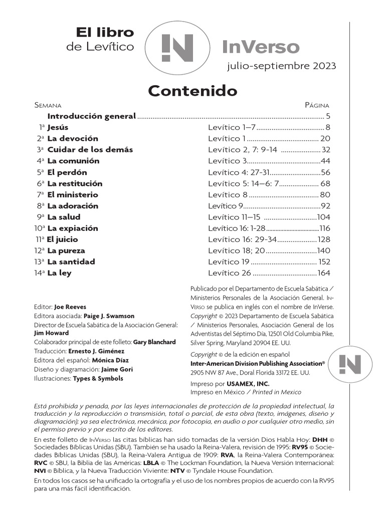 Intro - PDF Inverso | PDF | Jesús | Libro de levítico