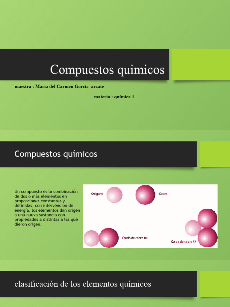 Compuestos Quimicos | PDF | Compuestos químicos | Química