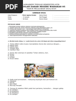 Latihan Soal Sumatif Agama Kristen Kelas 1 SD Semester Ganjil Kurikulum Merdeka | PDF