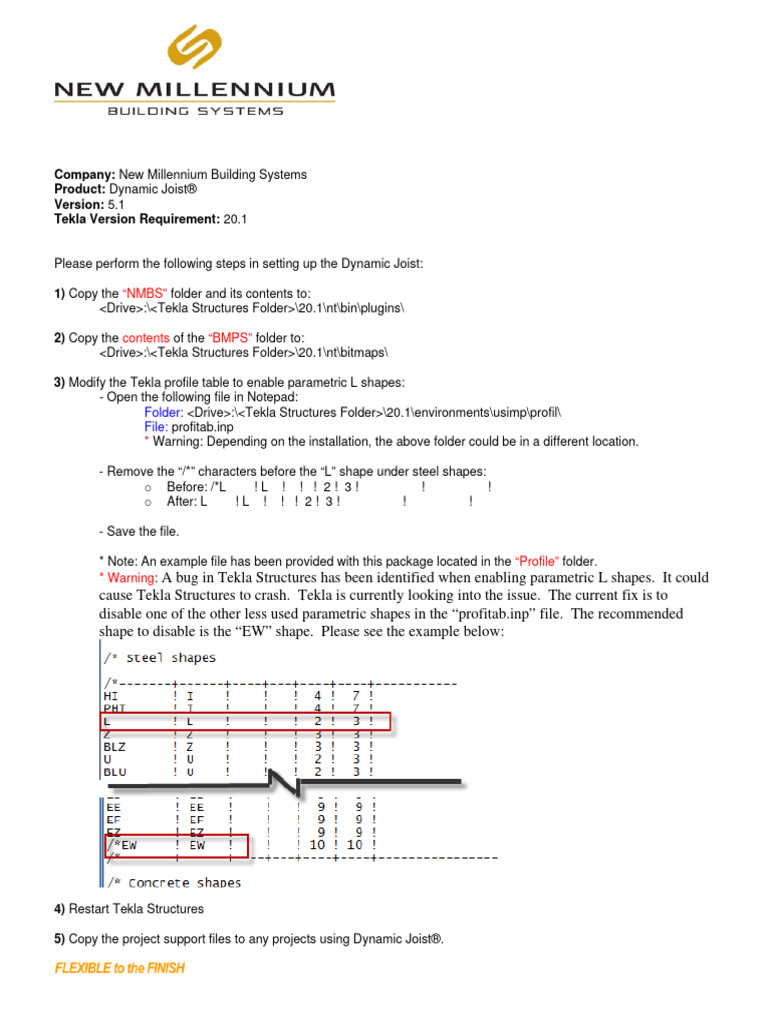 Dynamic Joist Setup | Download Free PDF | Computer File | Computer ...