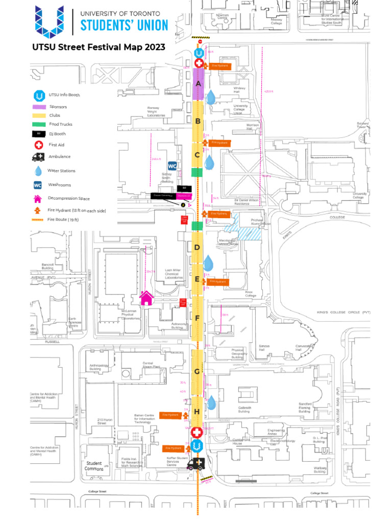 UTSU Street Festival Map 2023 | PDF