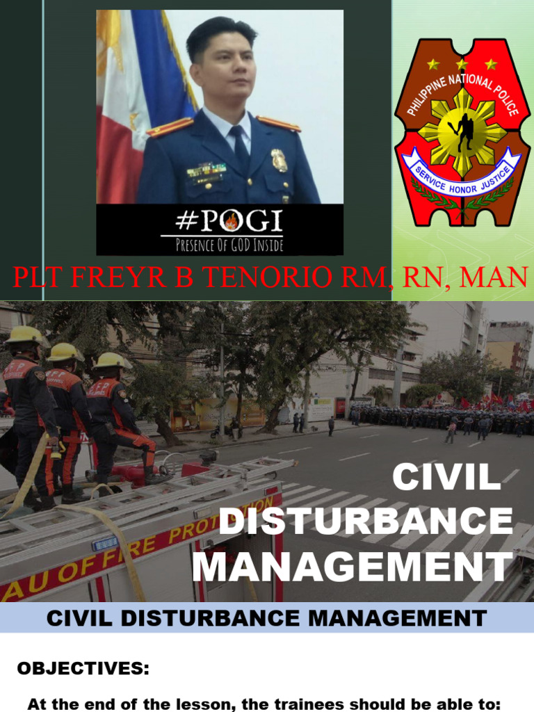 Civil Disturbance Management Final | PDF | Police | Civil Disorder