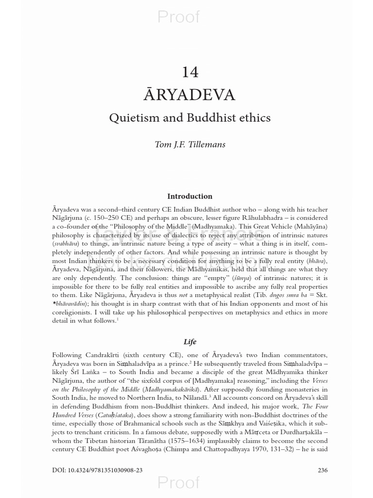 Aryadeva Full Version | PDF | Śūnyatā | Eastern Philosophy