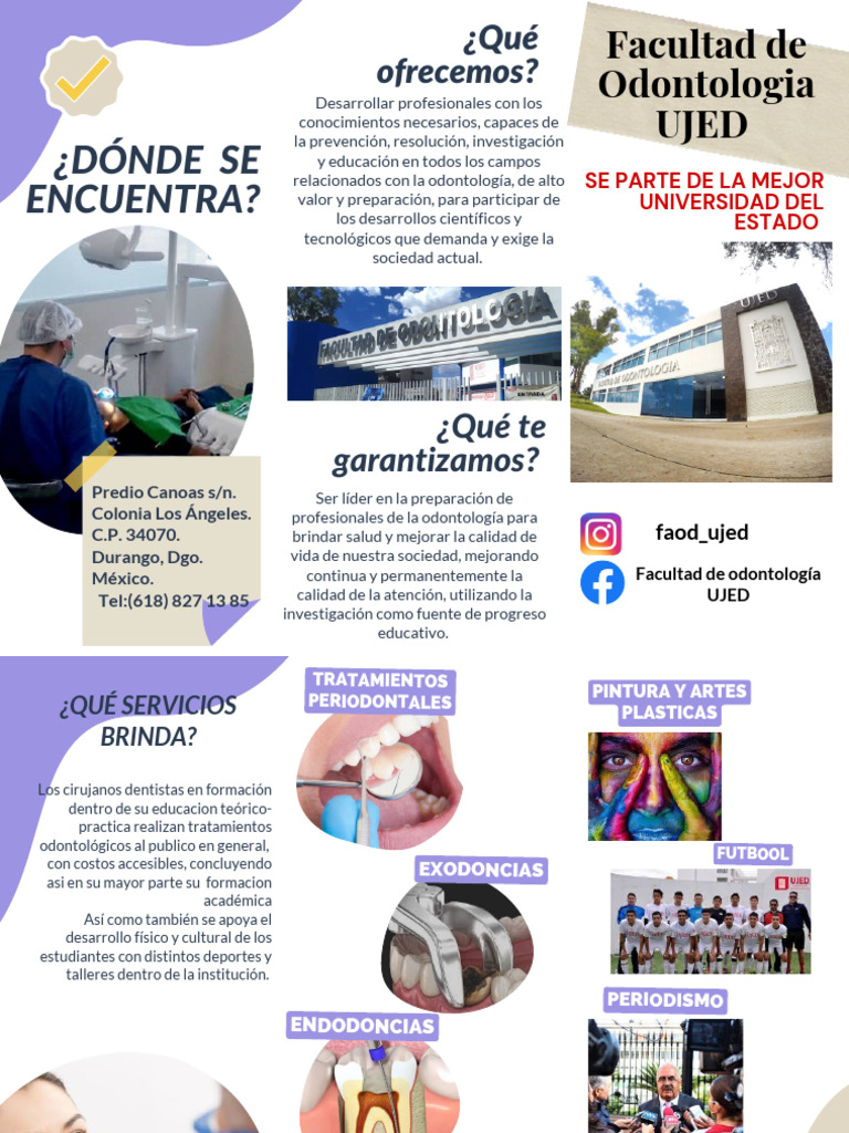 Facultad de Odontologia UJED | PDF | Odontología | Cuidado de la salud