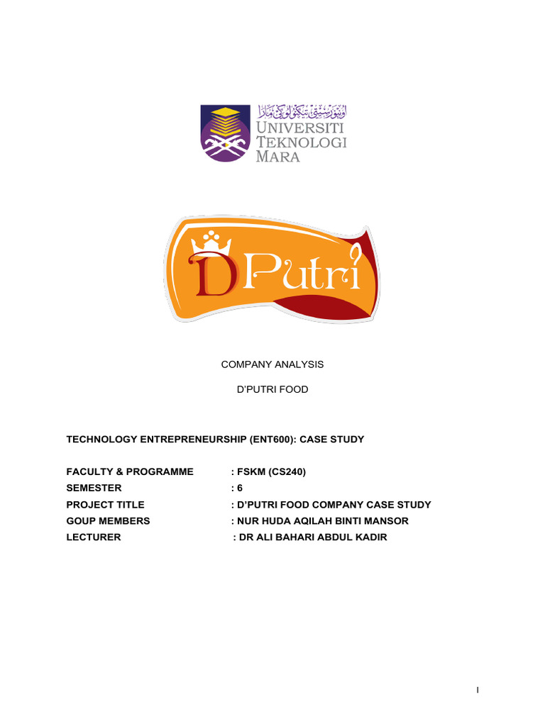 Ent Case Study | Download Free PDF | Swot Analysis | Supply Chain