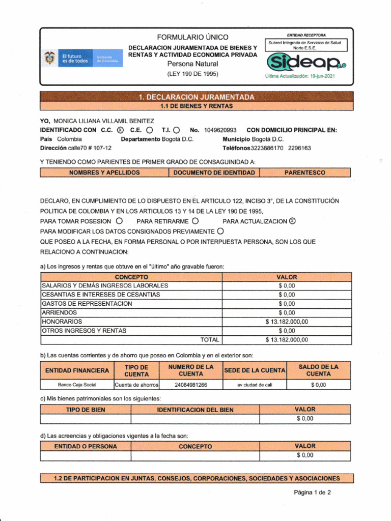 Bienes y Rentas | PDF | Economias | Justicia