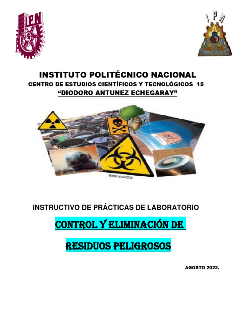 Manual Cerp | PDF | Laboratorios | Residuos