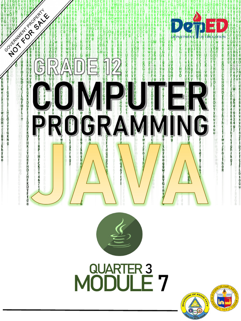 TVL Comprog12 q3 m7 | PDF | Parameter (Computer Programming) | String (Computer Science)