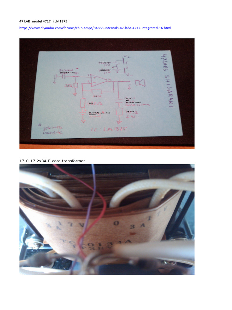 47 LAB Model 4717 | PDF | Rectifier | Resistor
